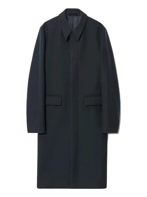 RIER Loden Coat - Black Loden