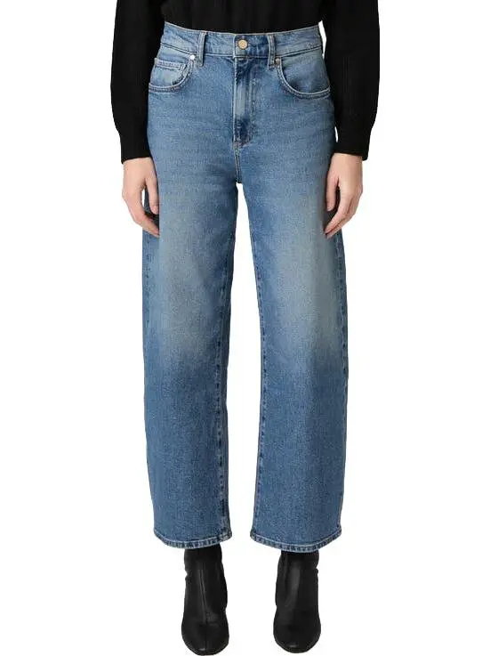 Paige Arellia High-waist Ankle Barrel Jeans - Keystone