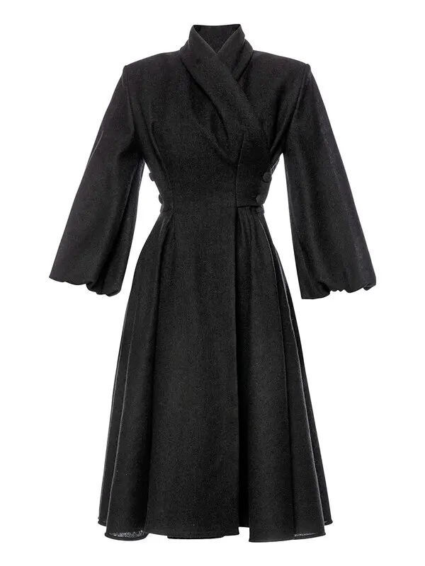 Lena Hoschek Rendezvous Coat Dress - Black