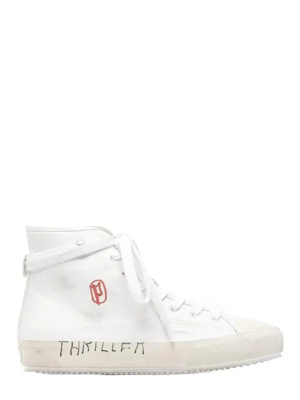 PALY HOLLYWOOD High-top Trainers - White