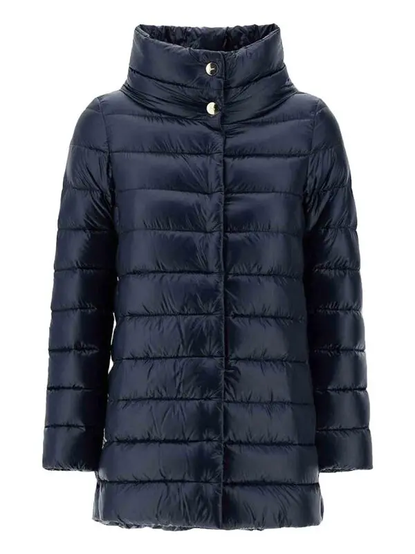 Herno Amelia Short Puffer - Midnight Blue