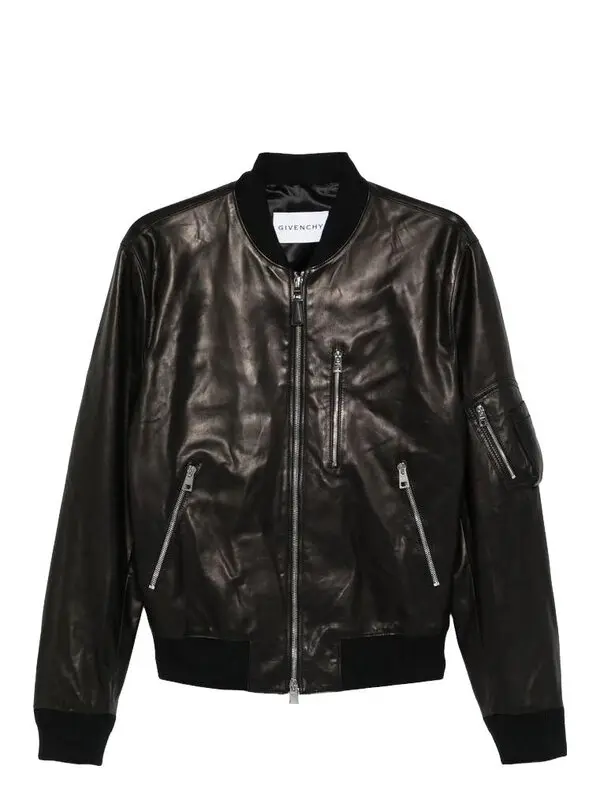 Givenchy Leather Outerwear - Black