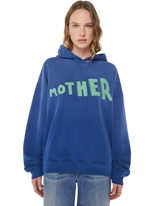 MOTHER The Oversized Hoodie - Blue
