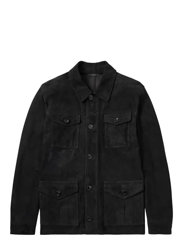 TOM FORD Suede Jacket - Black