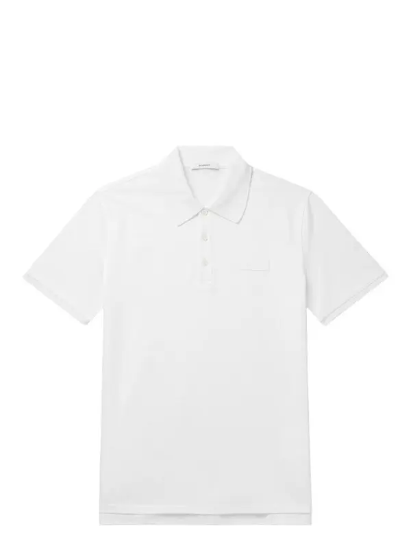 Givenchy Cotton-piqué Polo Shirt - White