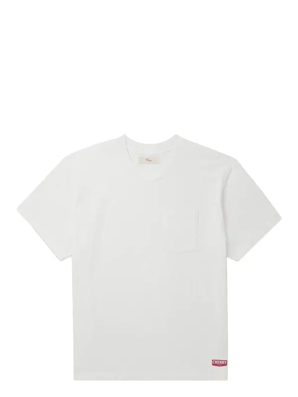 CHERRY LOS ANGELES Cotton-jersey T-shirt - White