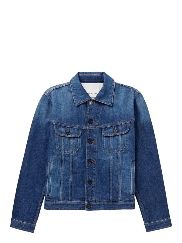 Givenchy Denim Trucker Jacket - Blue