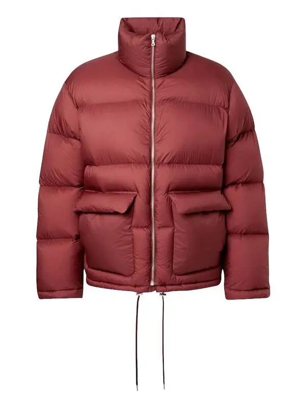 Auralee Ripstop Down Jacket - Burgundy