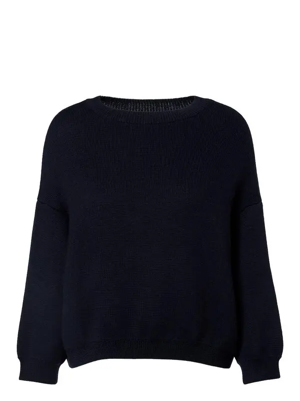 Khaite Sabina Cashmere And Mohair Sweater - Blue
