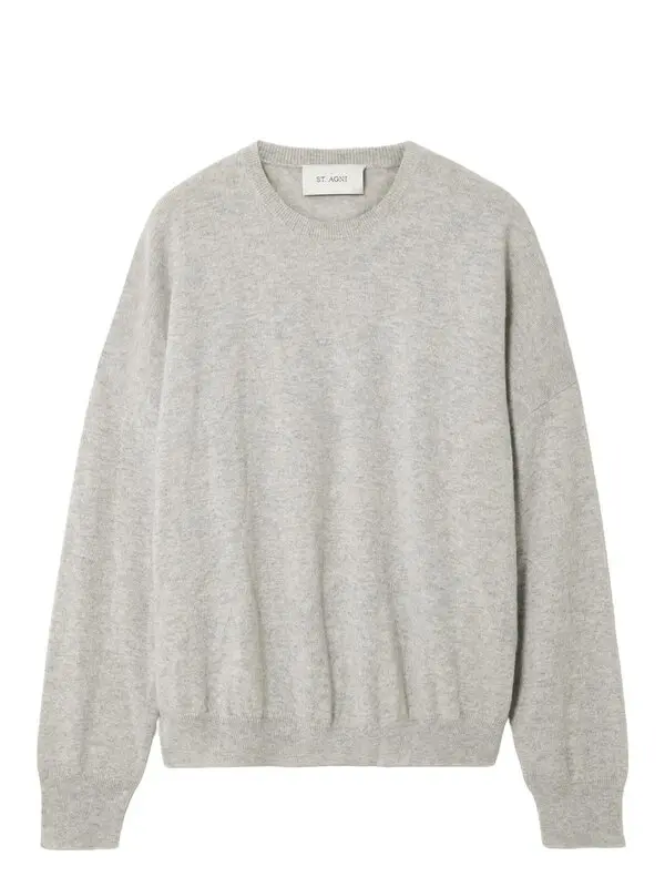 ST. AGNI Cashmere Sweater - Gray