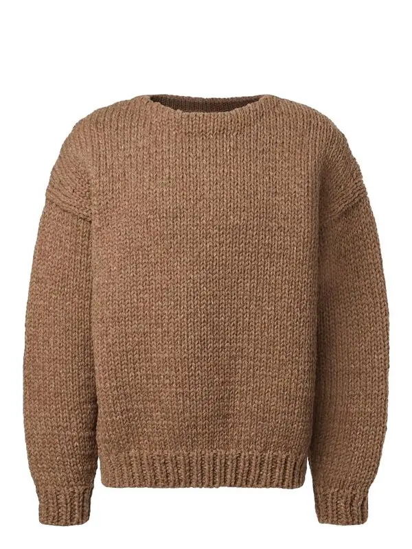 Visvim Amplus Wool And Cashmere Sweater - Brown