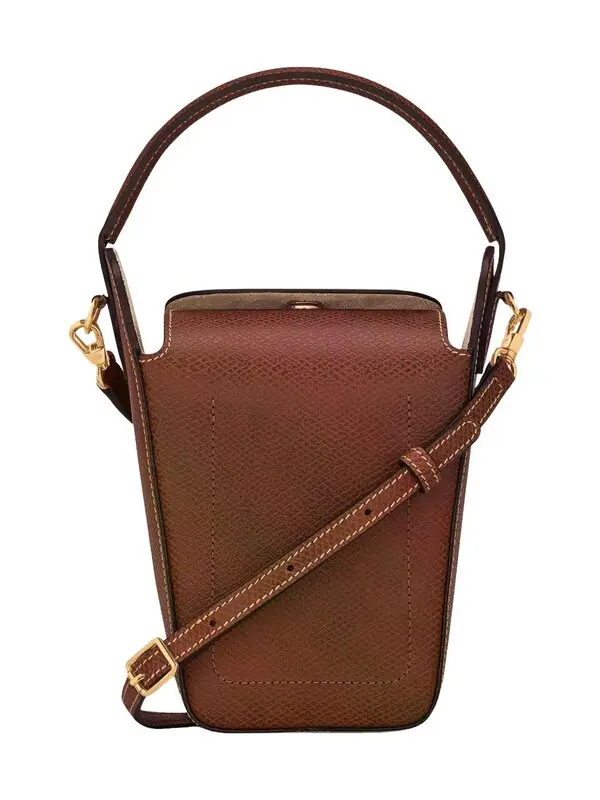 Longchamp Mini Épure Pop Corn Bucket Bag - Brown