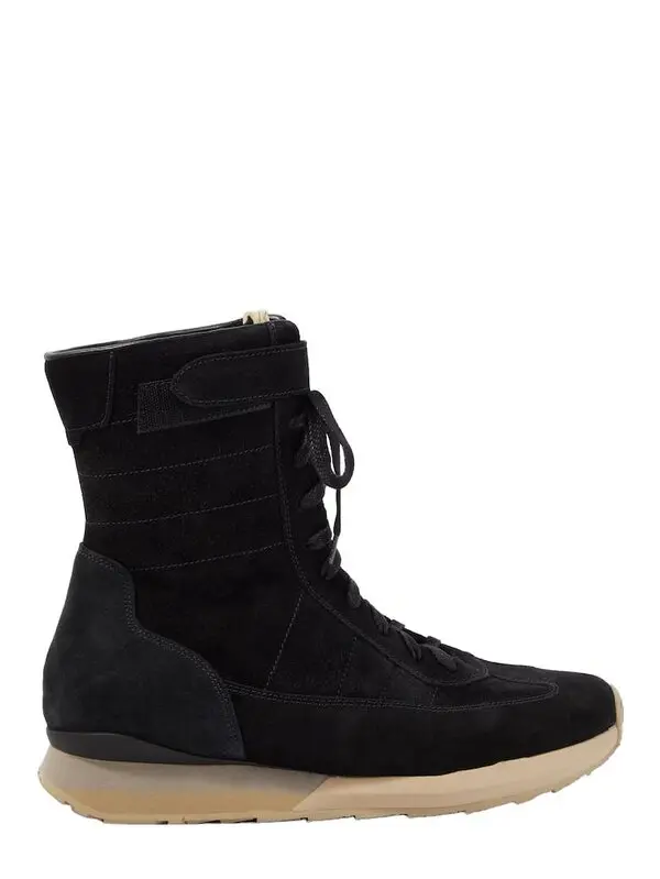 Visvim Daytona Suede Ankle Boots - Black
