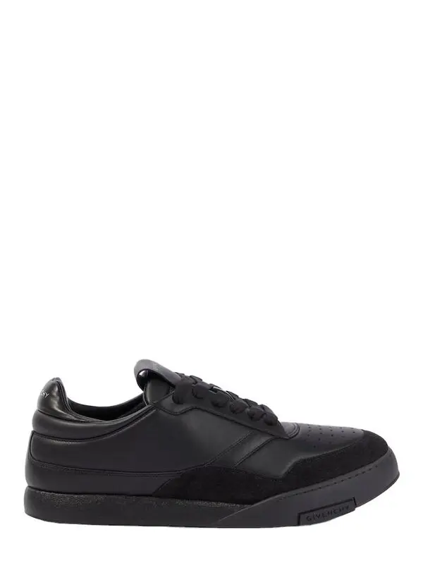 Givenchy Yard Court Leather Sneakers - Black