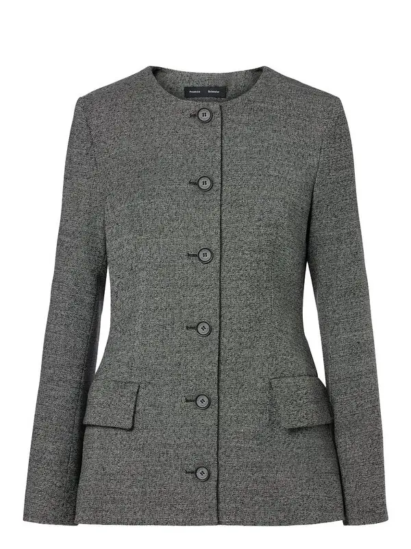Proenza Schouler Annemarie Wool Jacket - Grey