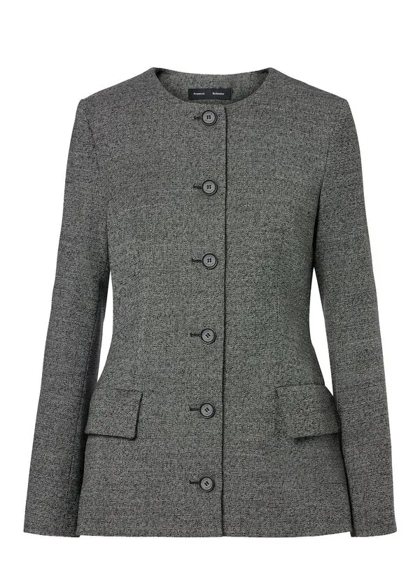 Proenza Schouler Annemarie Wool Jacket - Grey