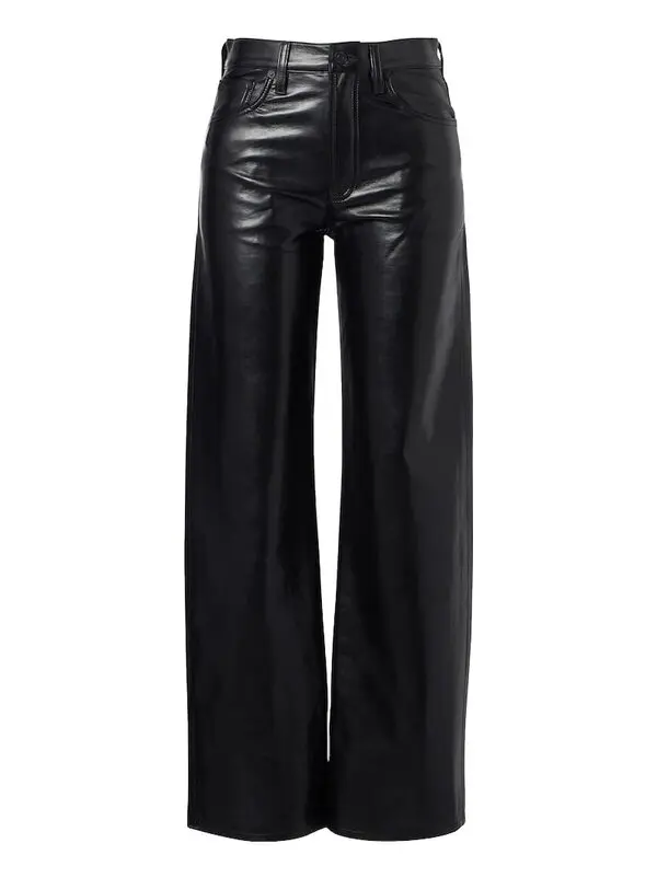 AGOLDE Arc Jean Wide-leg Pants - Black