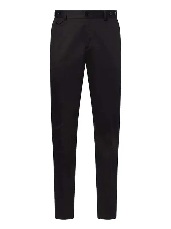 Dolce & Gabbana Cotton-blend Slim Pants - Blue