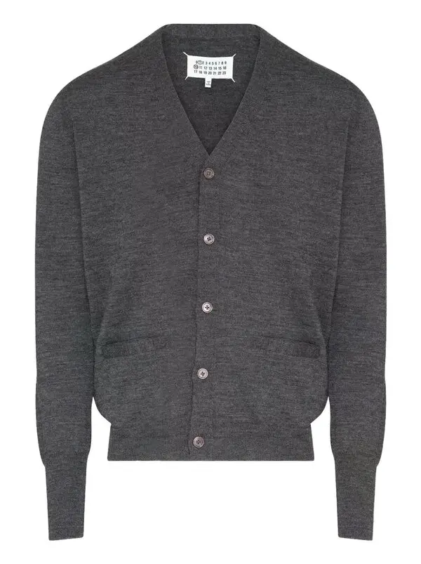 MAISON MARGIELA Button Pocket Cardigan - Grey