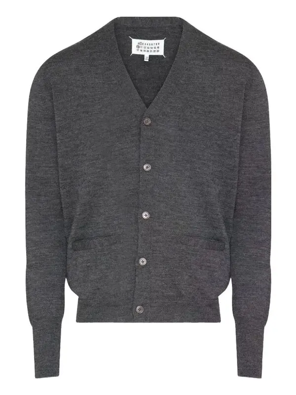 MAISON MARGIELA V-neck Cardigan - Grey