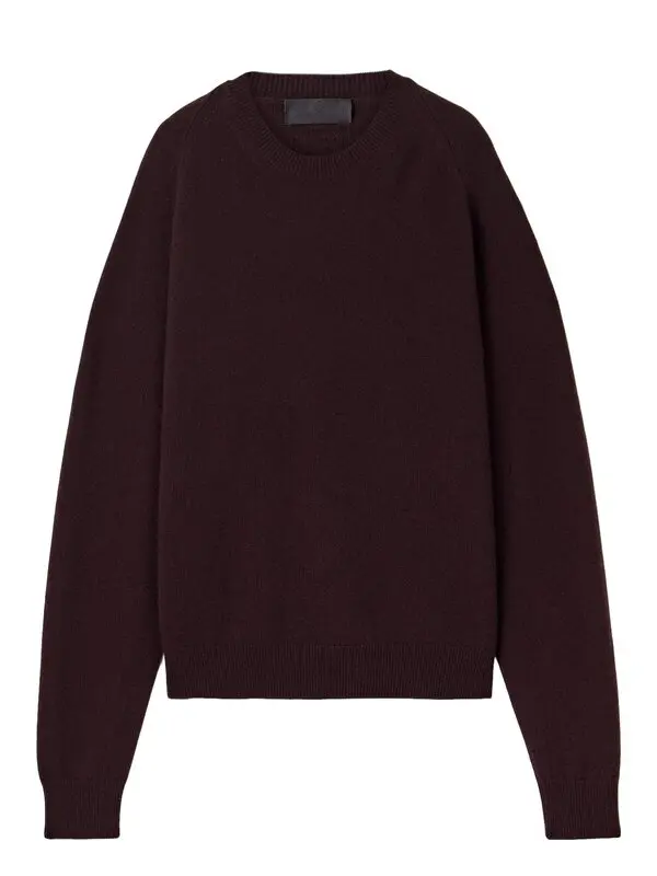 NILI LOTAN Trisha Cashmere Sweater - Burgundy