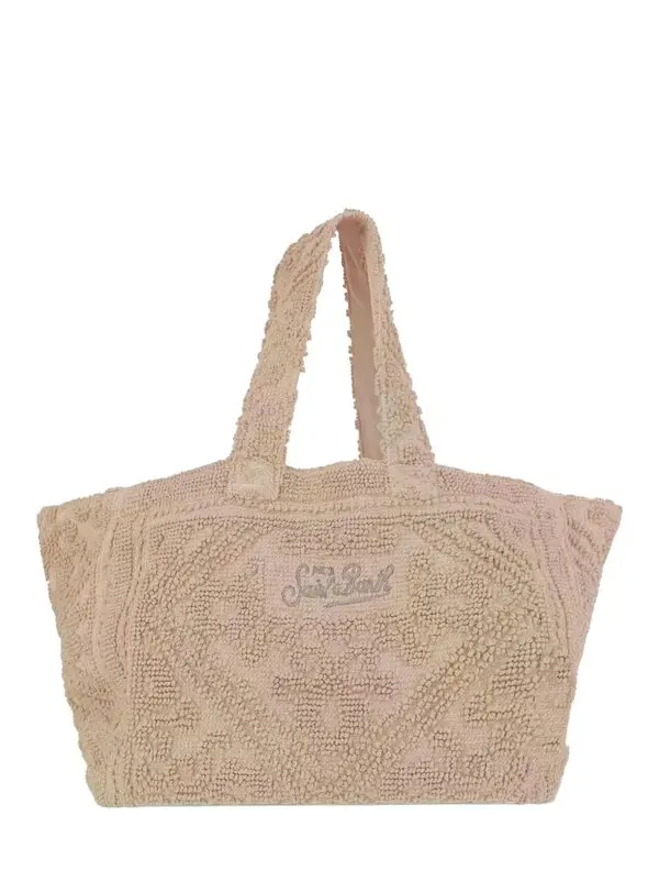 MC2 SAINT BARTH Cotton Embossed Tote Bag - Neutrals