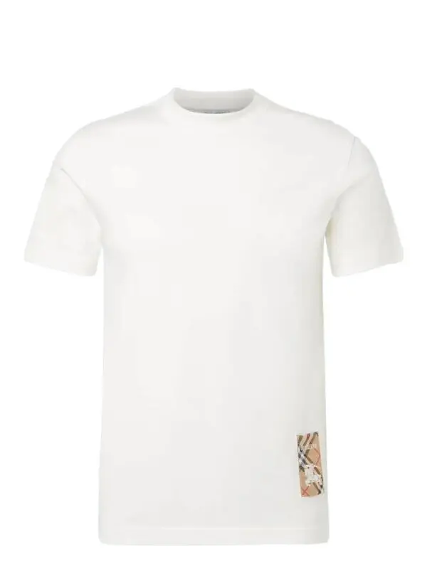 Burberry Ekd Cotton Jersey T-shirt - White