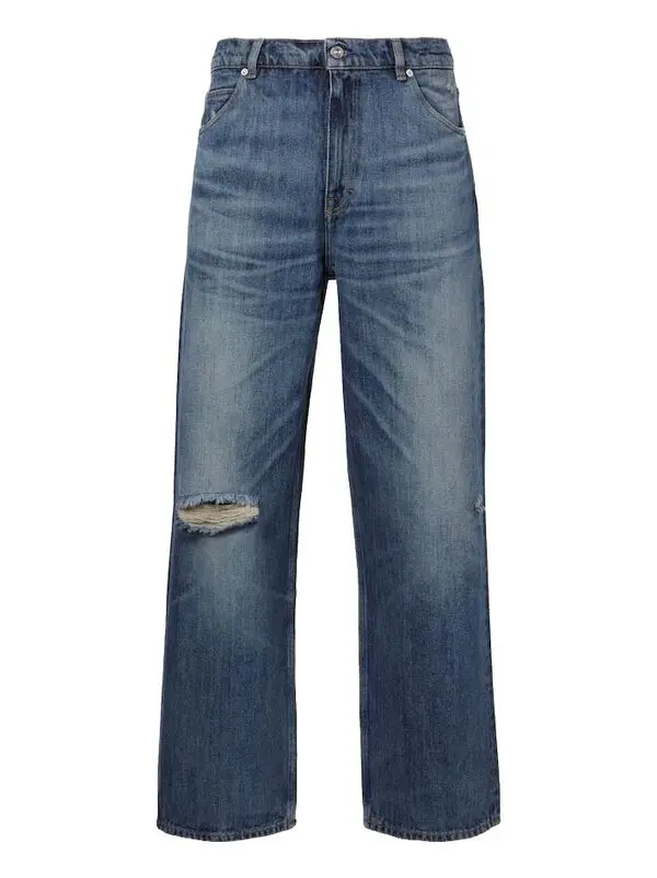 Our Legacy Vast Cut High-rise Wide-leg Jeans - Blue