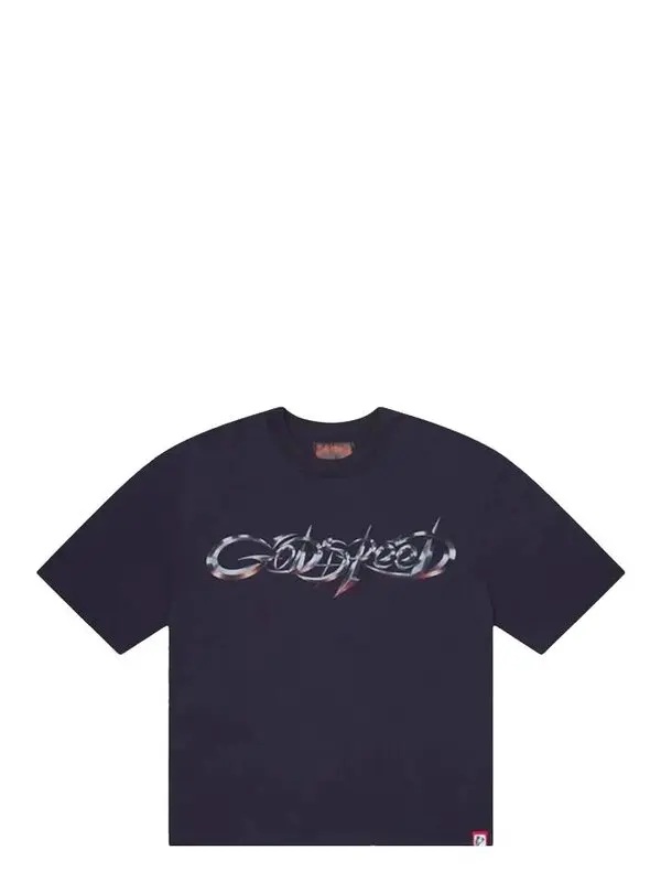 GODSPEED New Age Logo T-shirt - Navy Blue