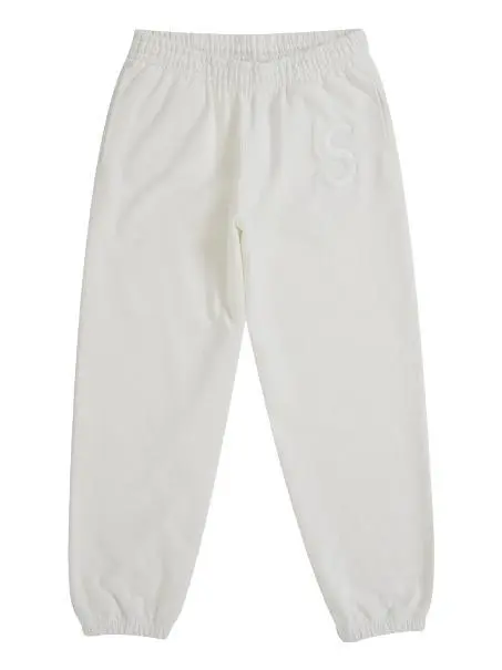 Supreme S Logo Sweatpant - White
