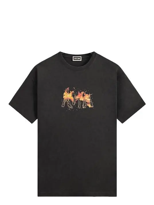 Kith X Marvel Ghost Rider Vintage Tee Shirt - Black