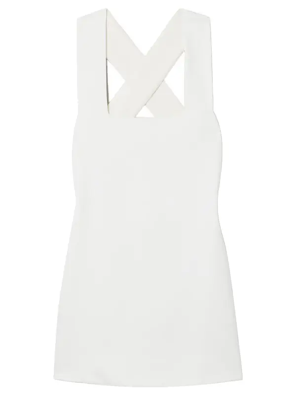Khaite Mella Mini Dress - White