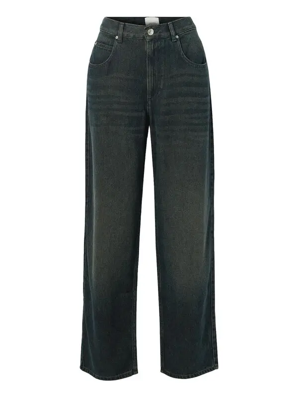 Isabel Marant Jenny High-rise Straight-leg Jeans - Blue