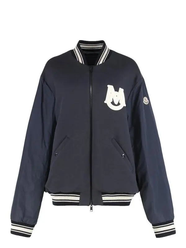 Moncler Padded Reversible Bomber Jacket - Blue