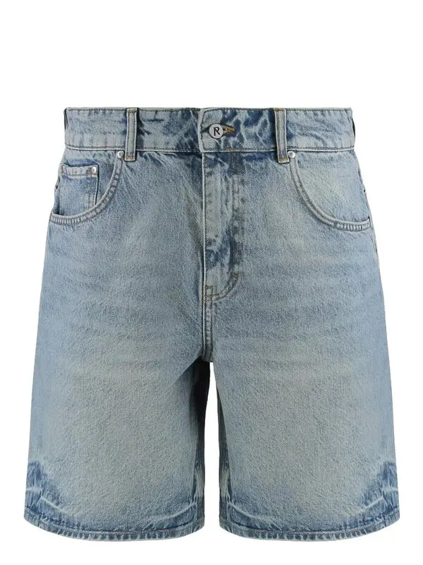 REPRESENT Denim Bermuda Shorts - Navy