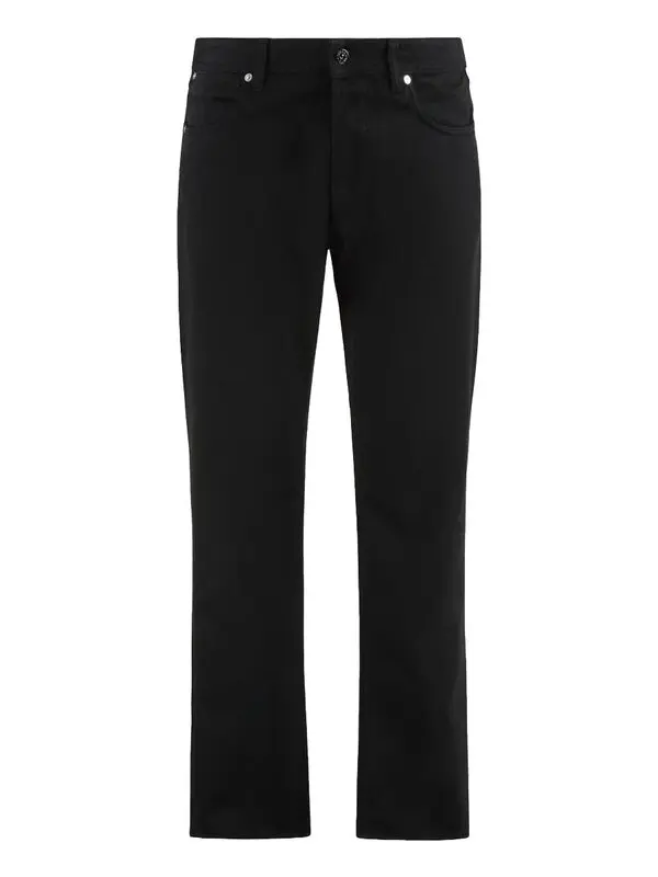 Stone Island Research Straight Leg Jeans - Black