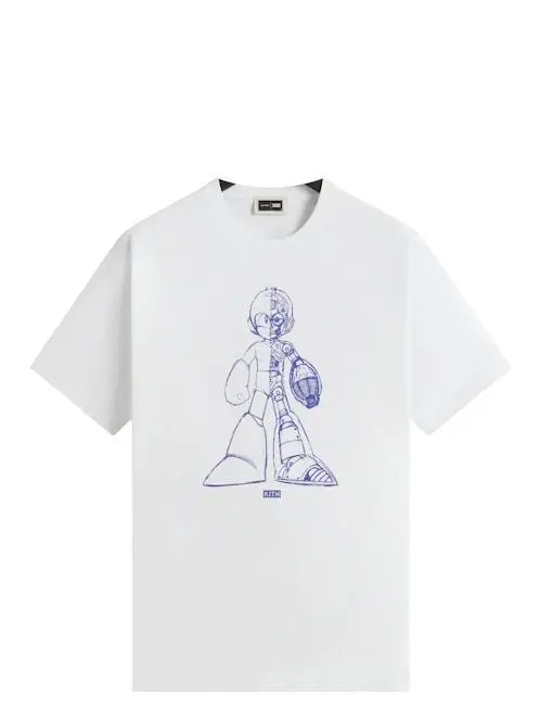 Kith X Capcom Mega Sketch Vintage Tee Shirt - White