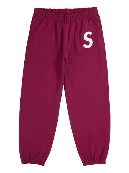 Supreme Logo Sweatpant - Red