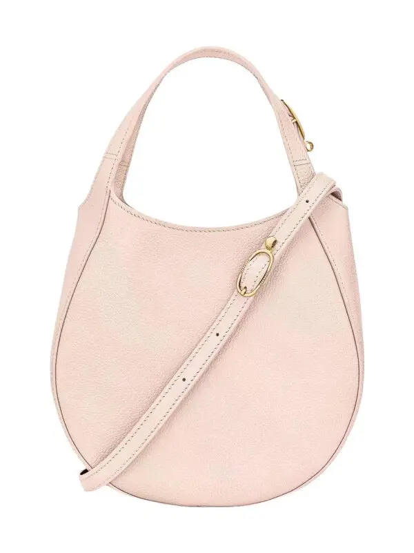 Longchamp Le Foulonné Small Grained-leather Tote - Neutrals