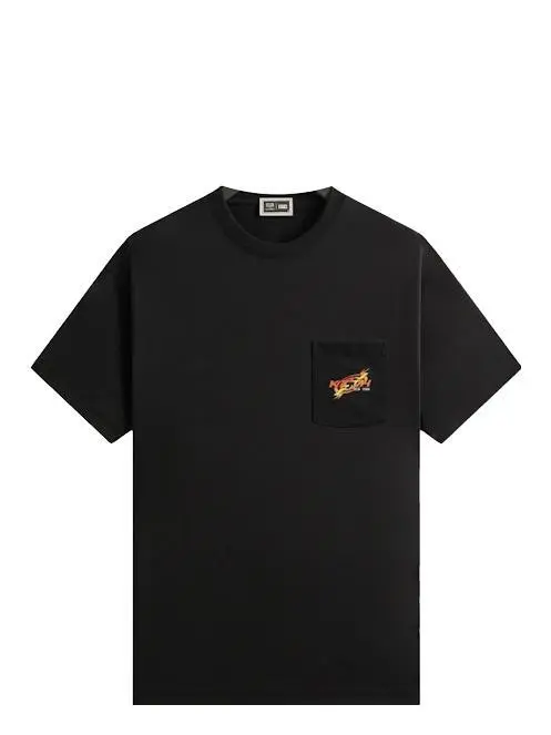 Kith X Marvel Vs. Capcom World Vintage Pocket Tee Shirt - Black