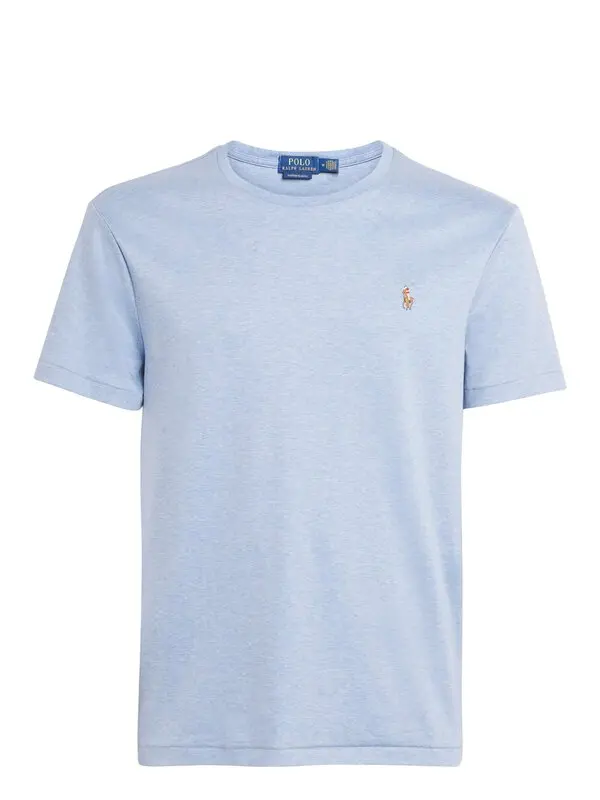 Polo Ralph Lauren Pima Cotton Logo T-shirt - Blue