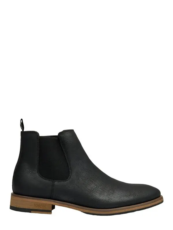 V.GAN LONDON Chelsea Ankle Boots - Black