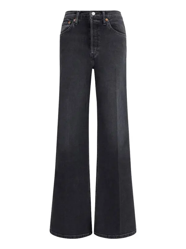 RE/DONE Wide Leg Jeans - Black
