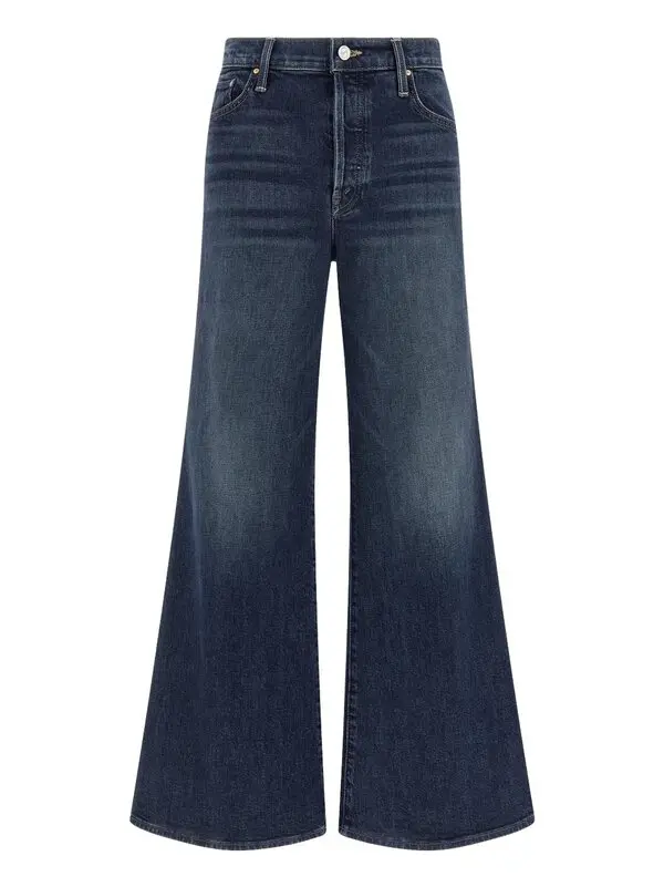 MOTHER Wide Leg Jeans - Blue