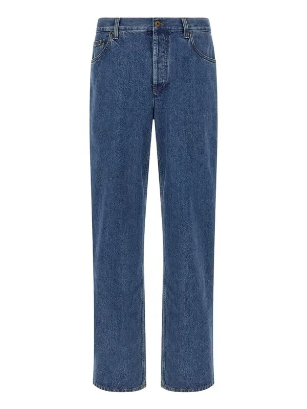 Burberry Straight Leg Jeans - Blue