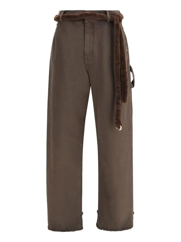 DARKPARK Wide Leg Pants - Brown