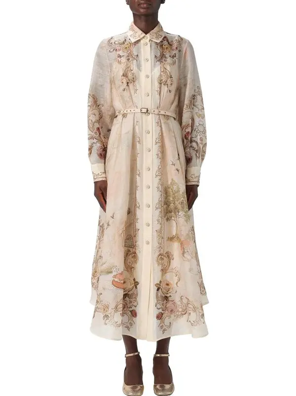 Zimmermann Printed Dress - Beige