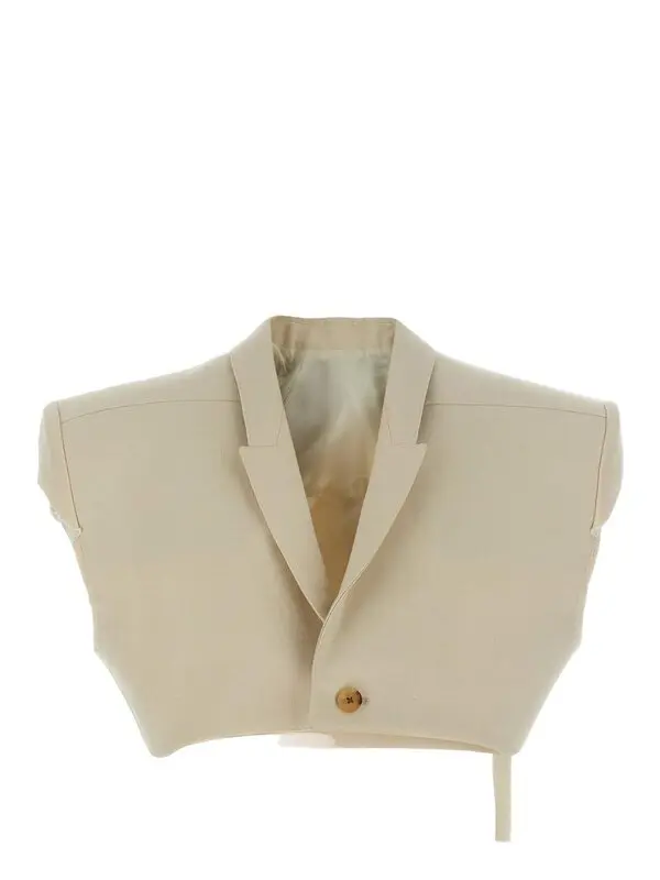 Rick Owens Waistcoat - Beige