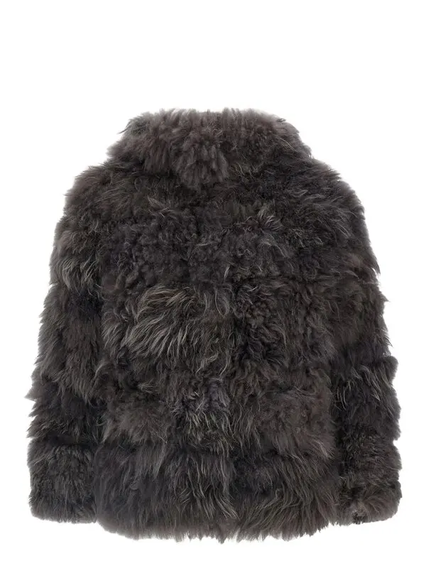 Simonette Ravizza Fur Coat - Grey