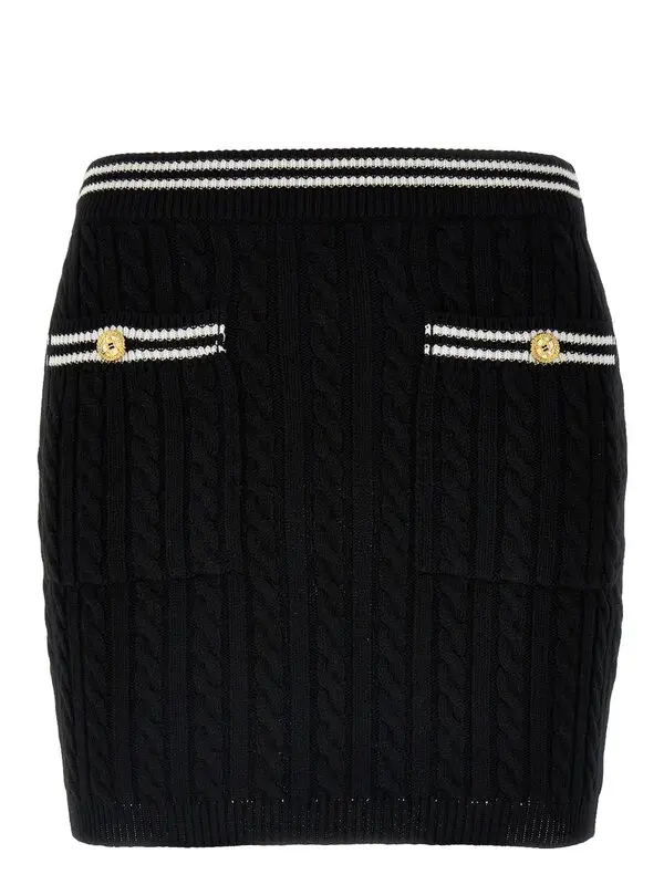 Alessandra Rich Skirt - White